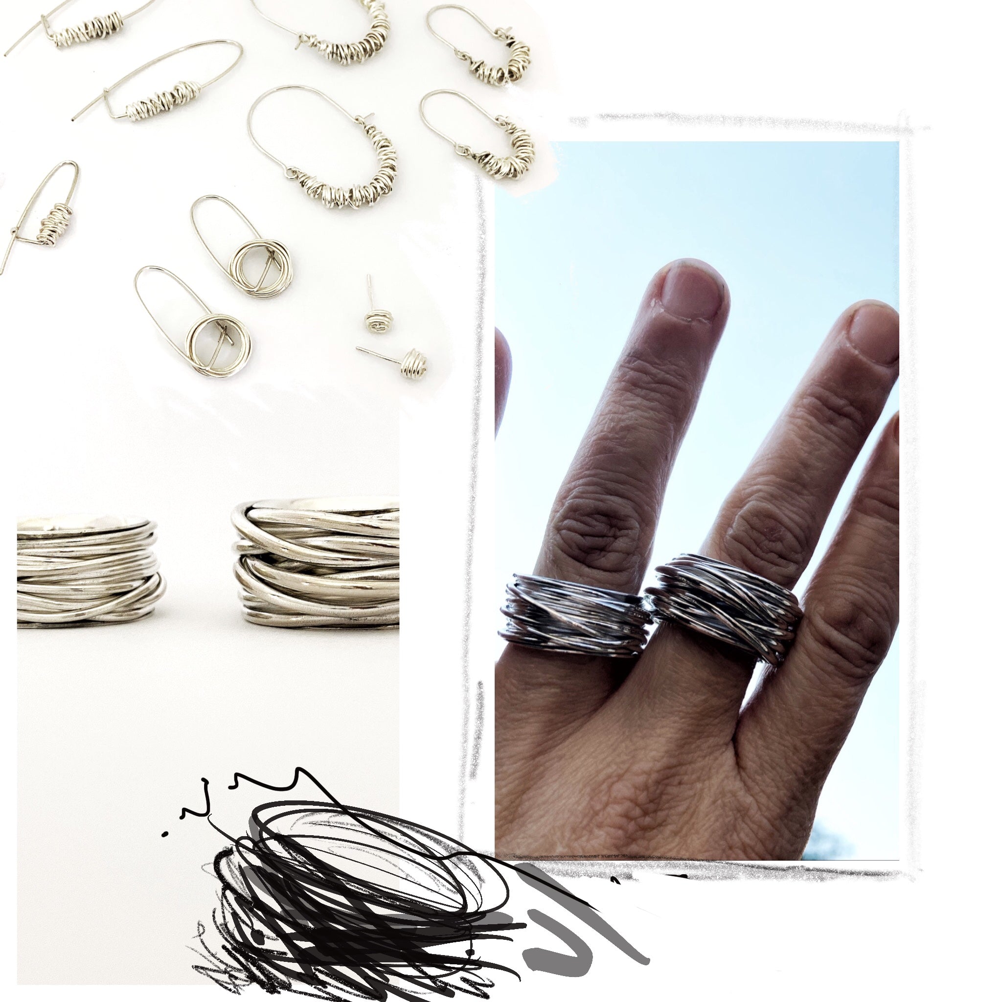 Wrapped Wire designer jewellery – Savage Jewellery